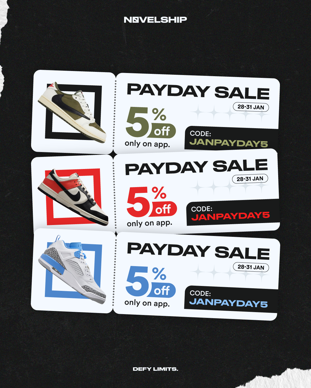 January Payday Sale 2025 - Novelship News